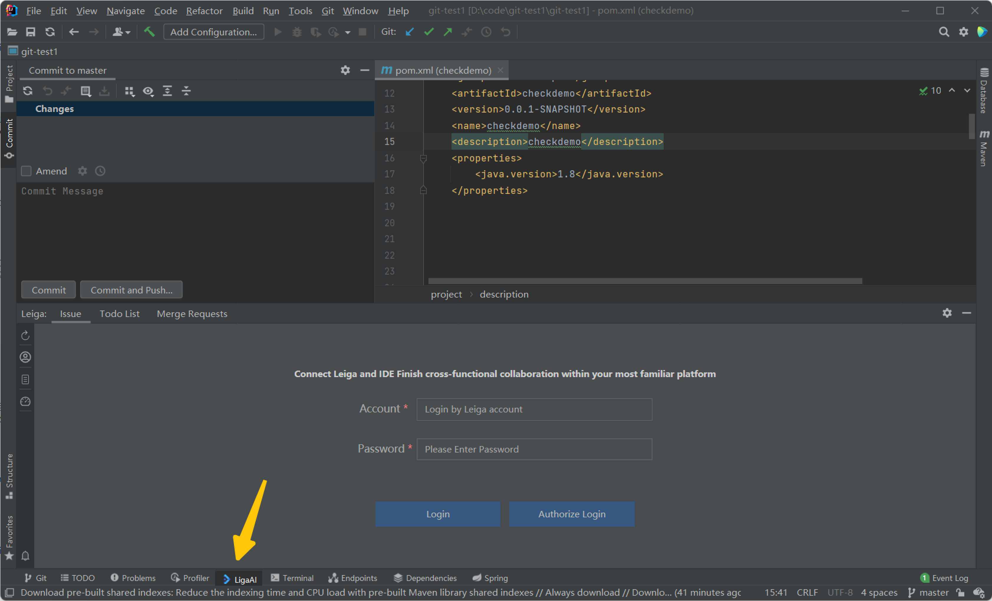 Authenticate LigaAI-LigaAI