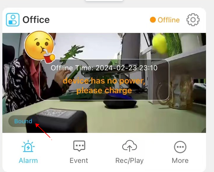 Camera Offline (For CAM3&CAM5)-KinetCam