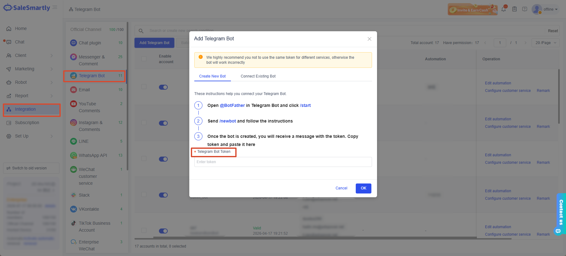 How to remove the restriction of "You can only send messages to mutual ...