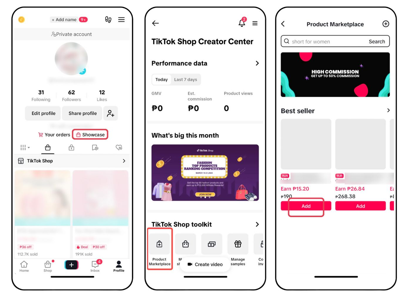 How to Enable TikTok Showcase? Quickly Add Yellow Cart with a 1,000 ...