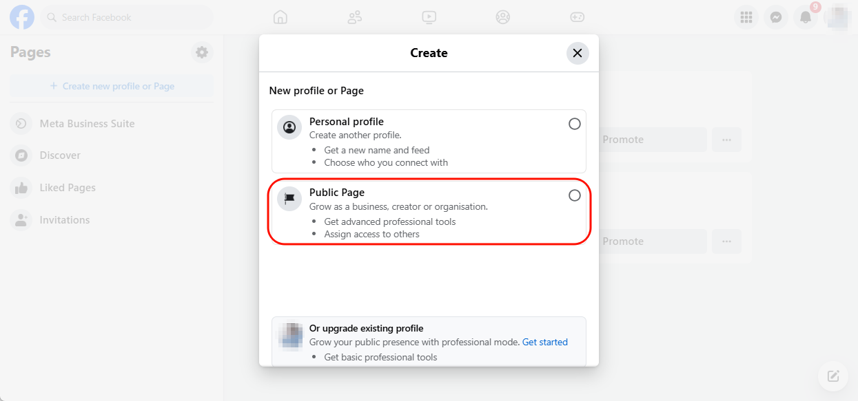 How to create a Facebook public page? Ten steps to complete the tutorial!