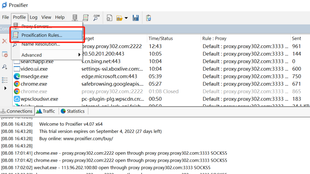 Proxifier-Proxy302帮助中心