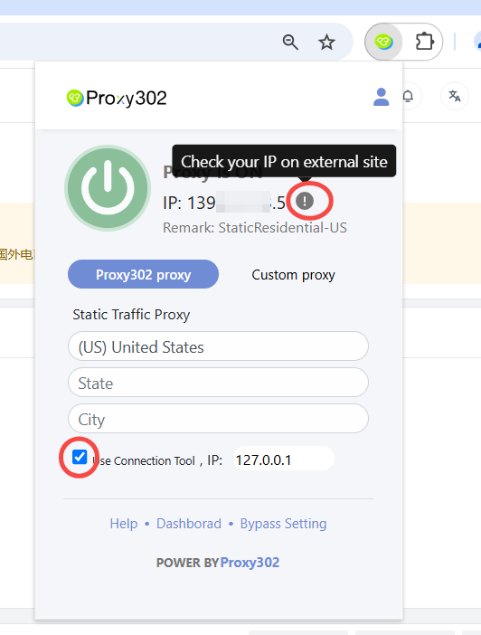 Chrome浏览器-Proxy302浏览器插件