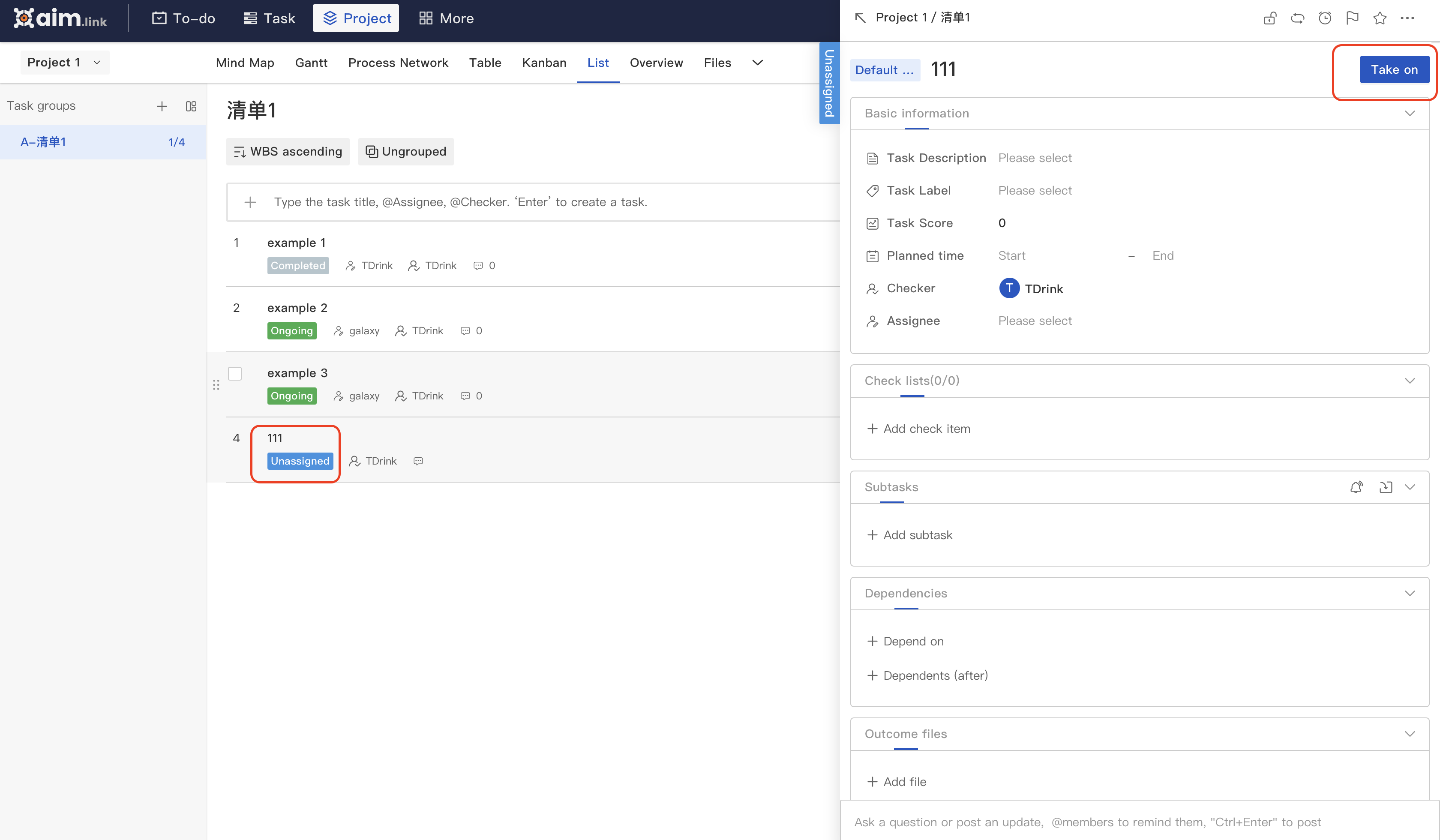 Task confirmation & completion-Support & Learn