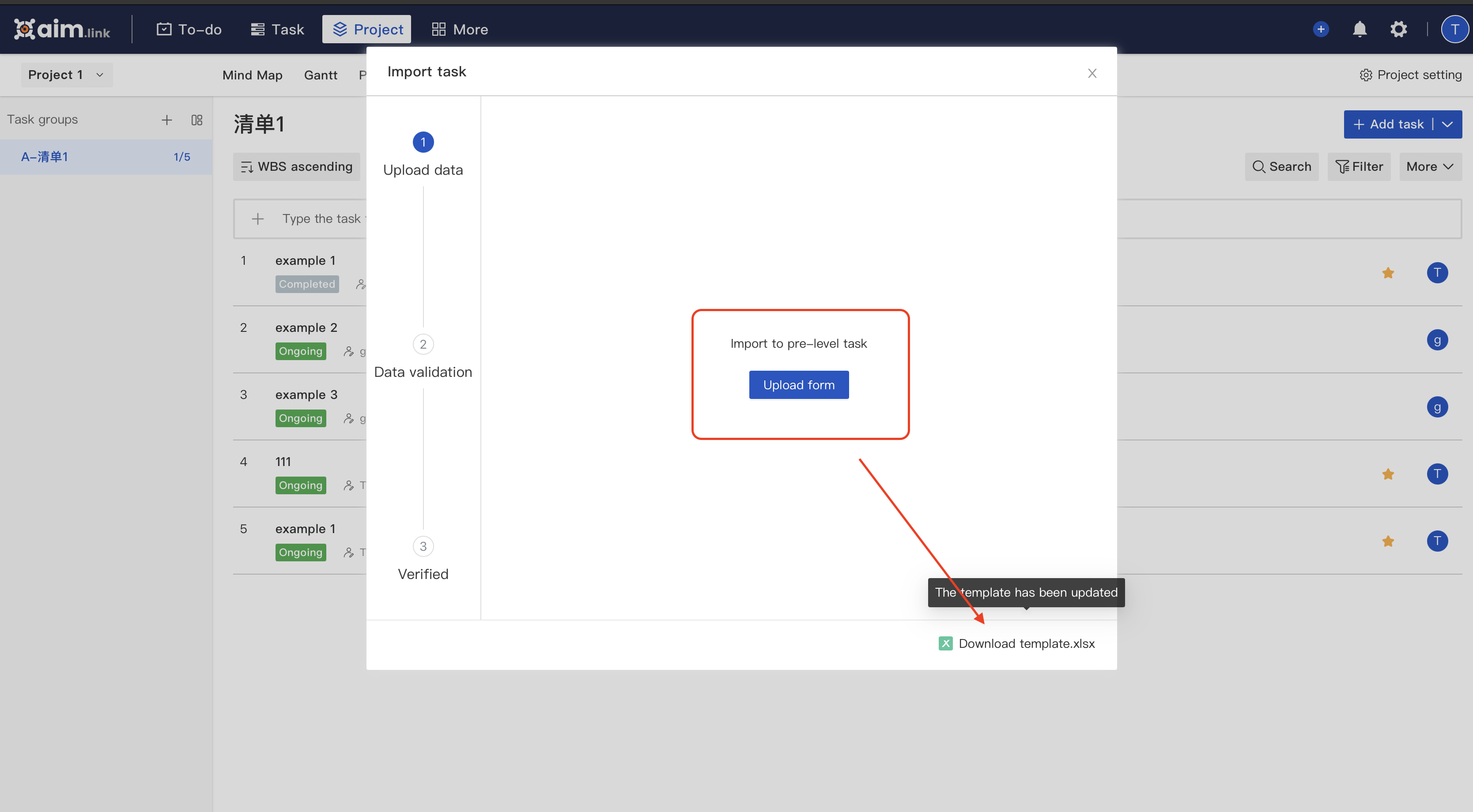 Batch operation of tasks-Support & Learn