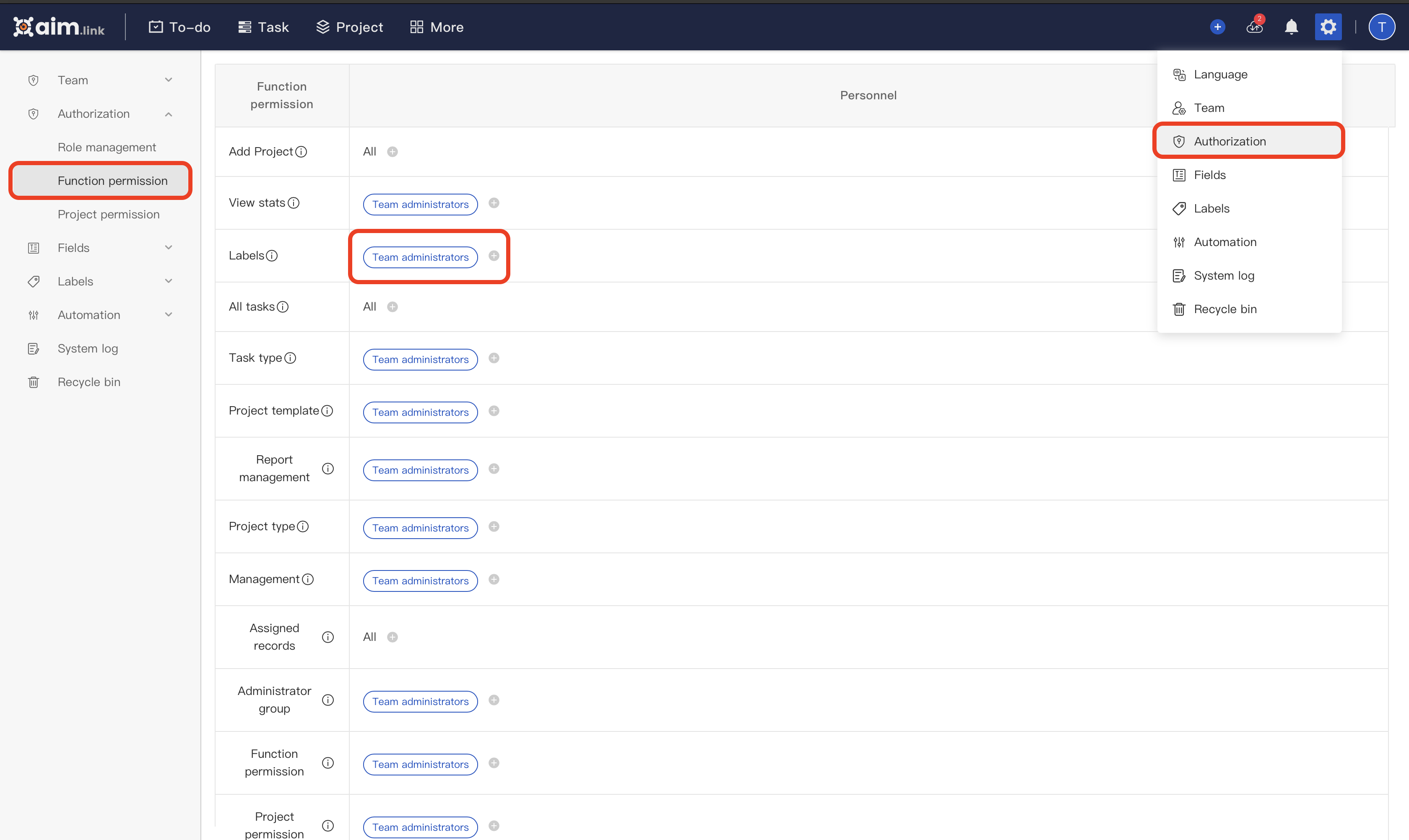 Lable-aim.link-Help center