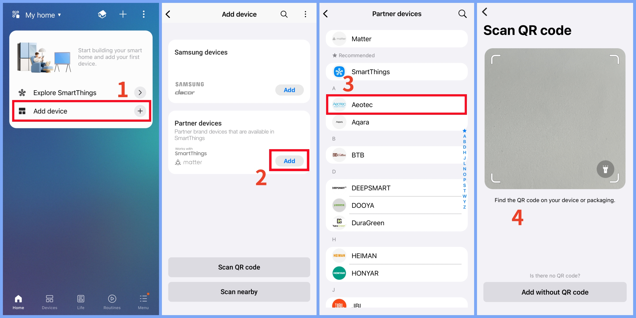 SONOFF Matter Device to SmartThings Setup Guide