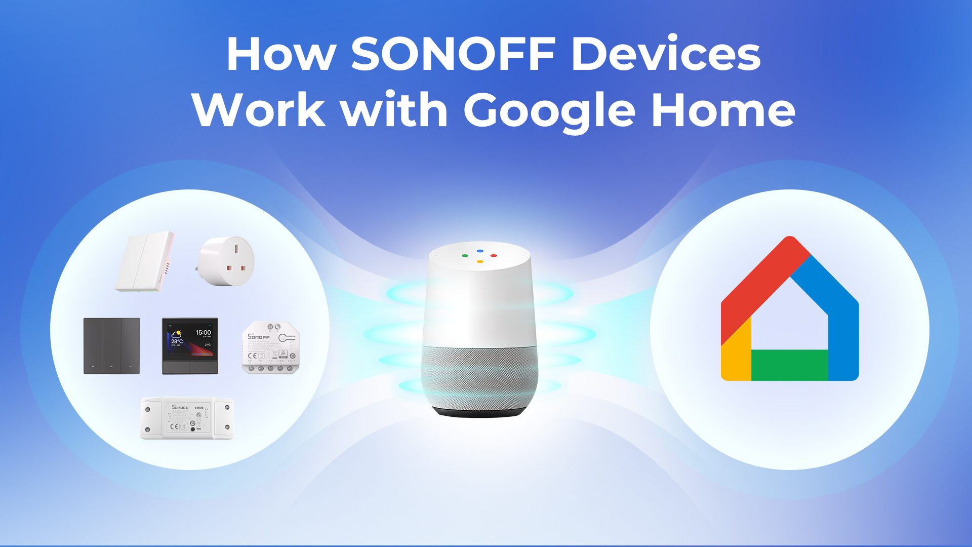 SONOFF Devices Work with Google Home (Cloud Integration)