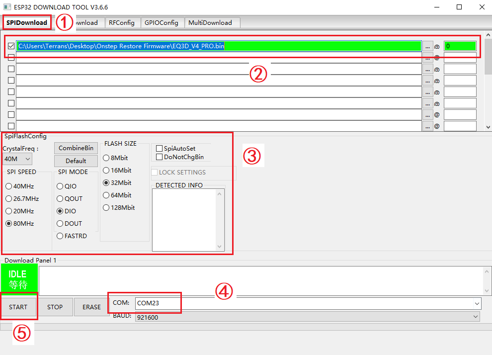 Restore Firmware-Terrans Industry Help