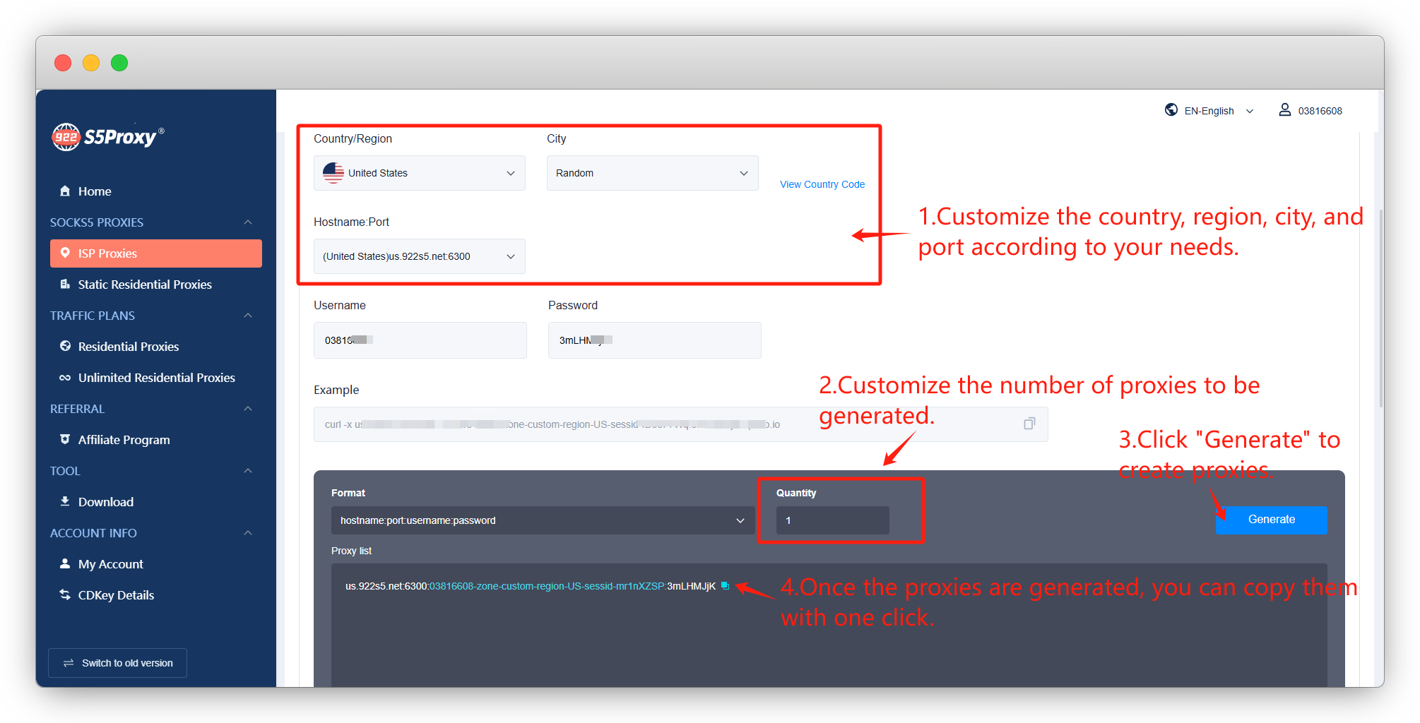 【922S5Proxy】Proxy Configuration-Help Center - DuoPlus Cloud Phone