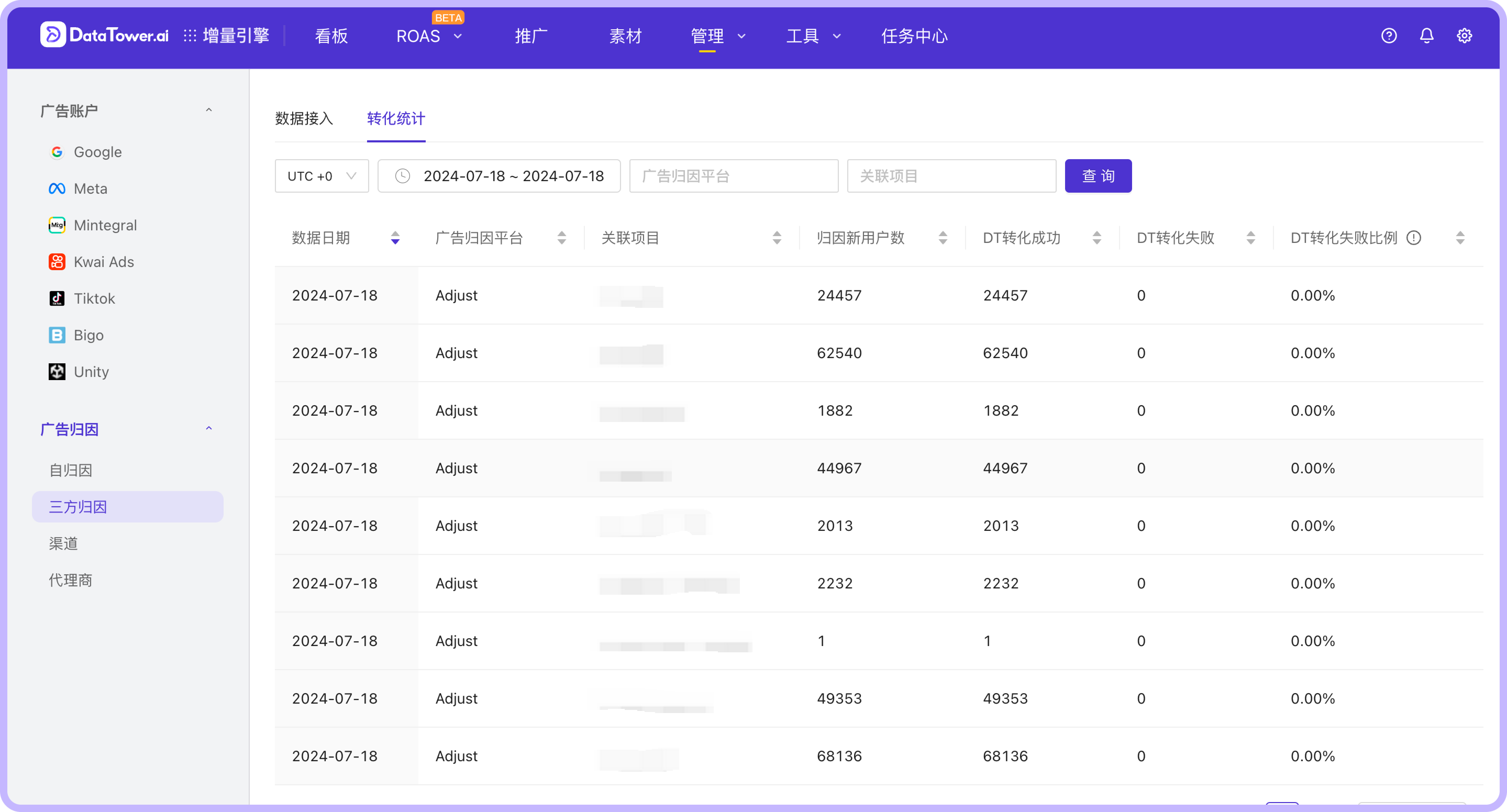 AppsFlyer Push API-DataTower.ai