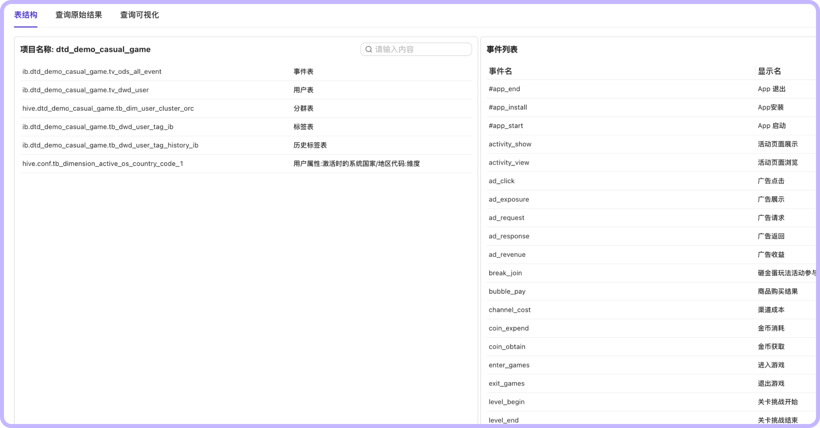 Sql查询 Datatowerai