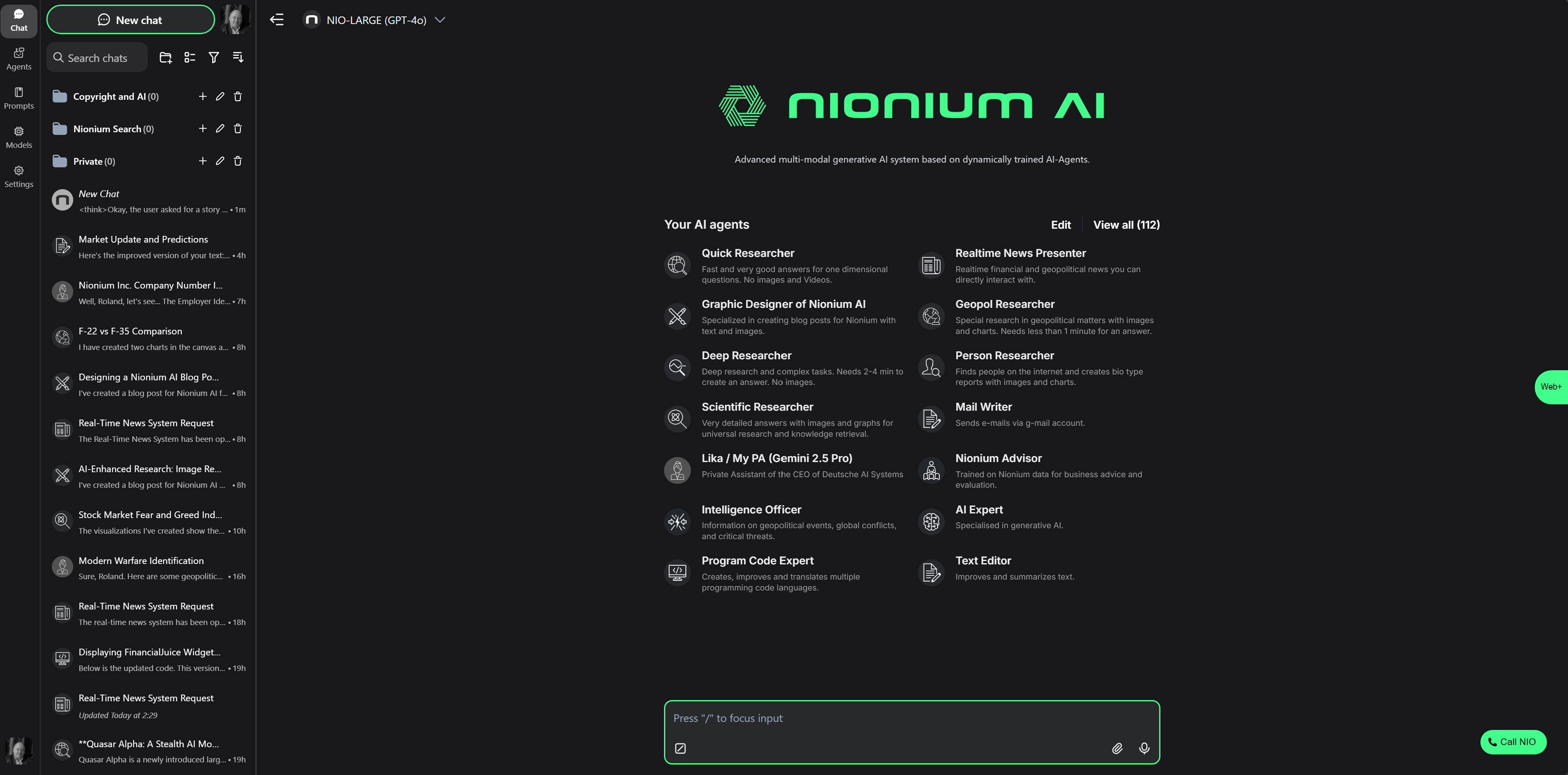 Nionium Custom Nionium Ai