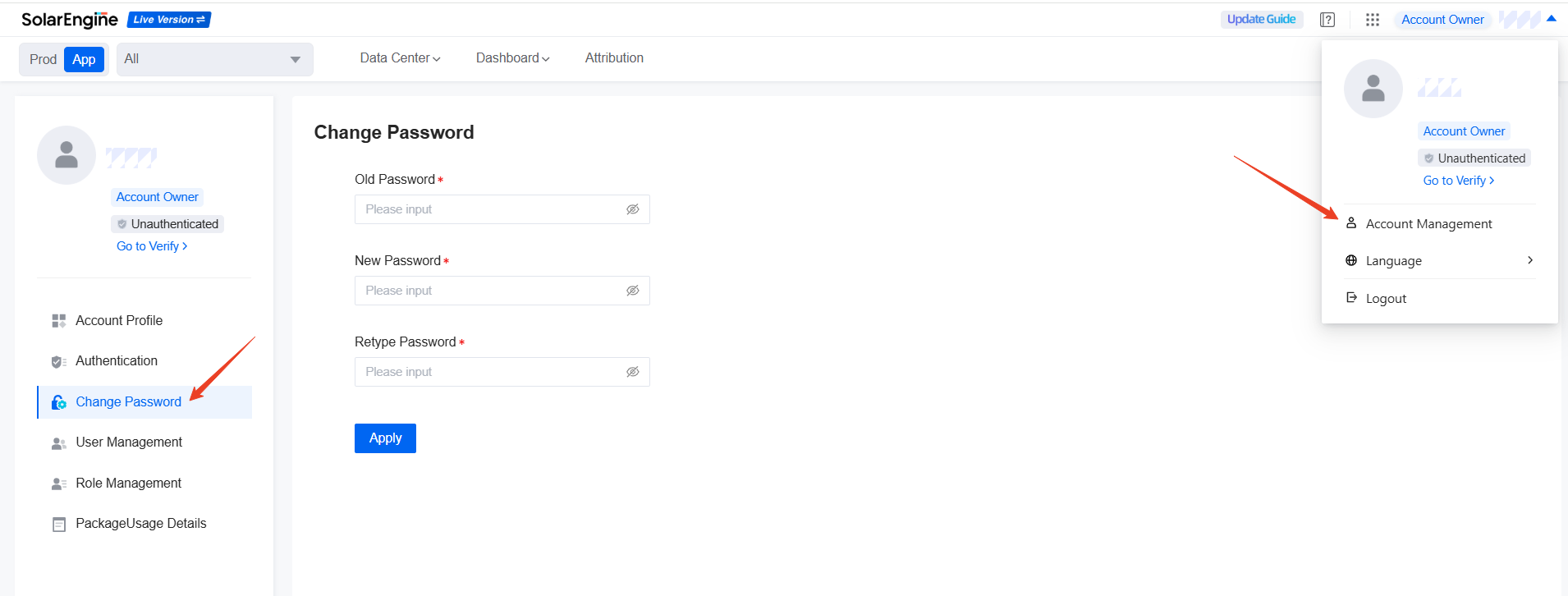 Account Application-SolarEngine Help Center | Documentation & Support
