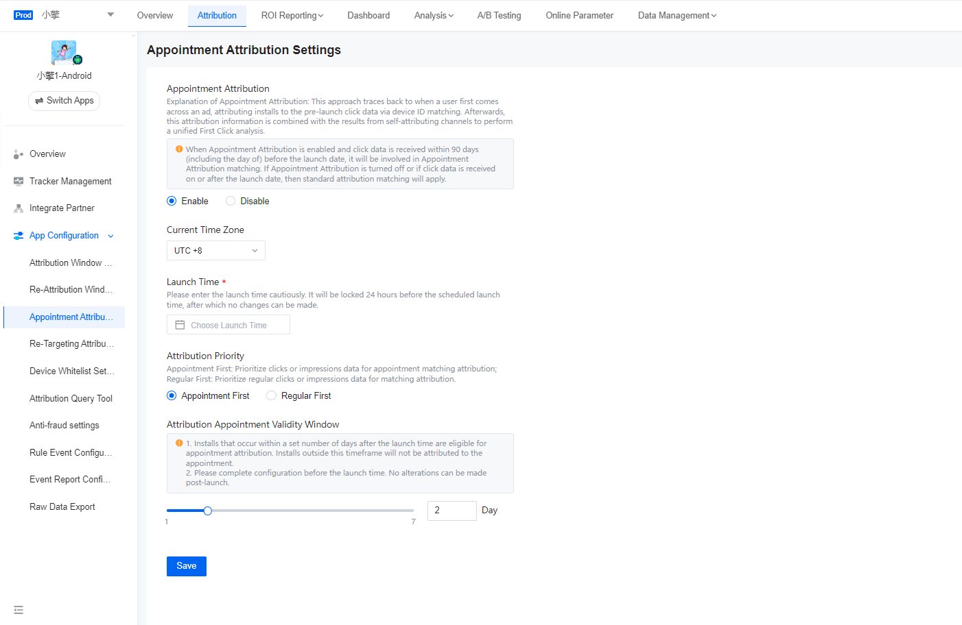 Appointment Attribution Settings-SolarEngine Help Center ...