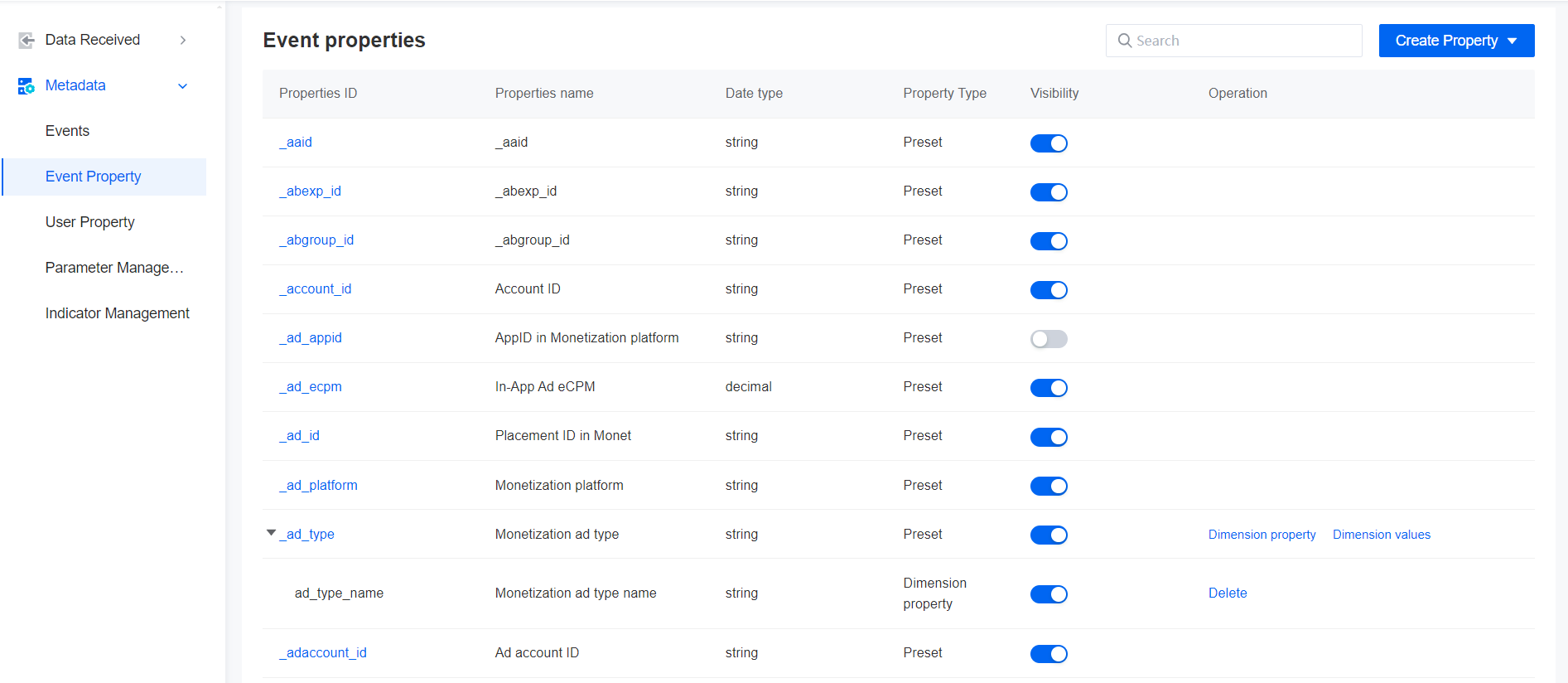 Dimension Property-SolarEngine Help Center | Documentation & Support