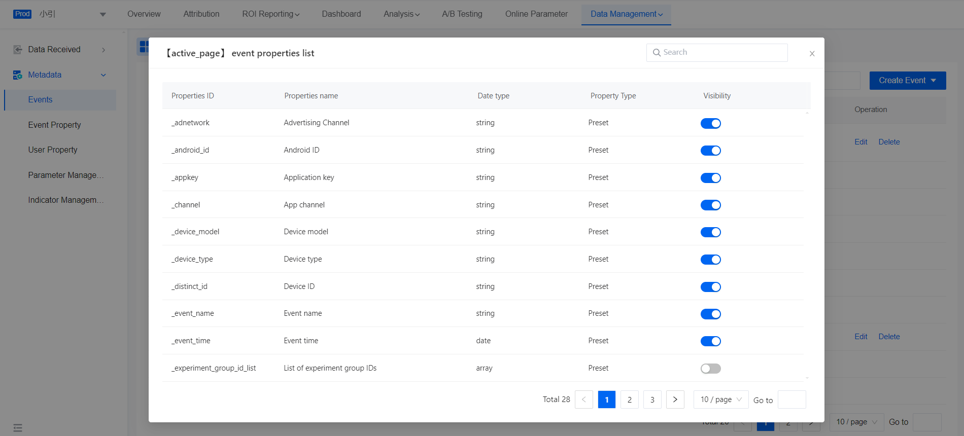 Event Management-SolarEngine Help Center | Documentation & Support