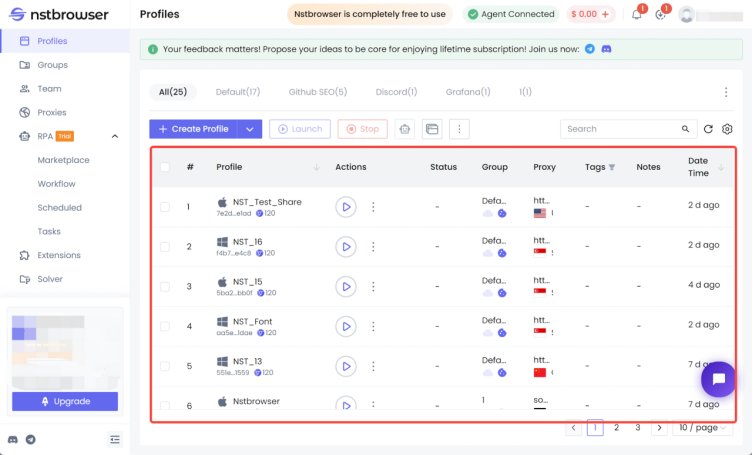 Nstbrowser - A Free Anti-Detection Browser Simplifies Web Scraping and Automation