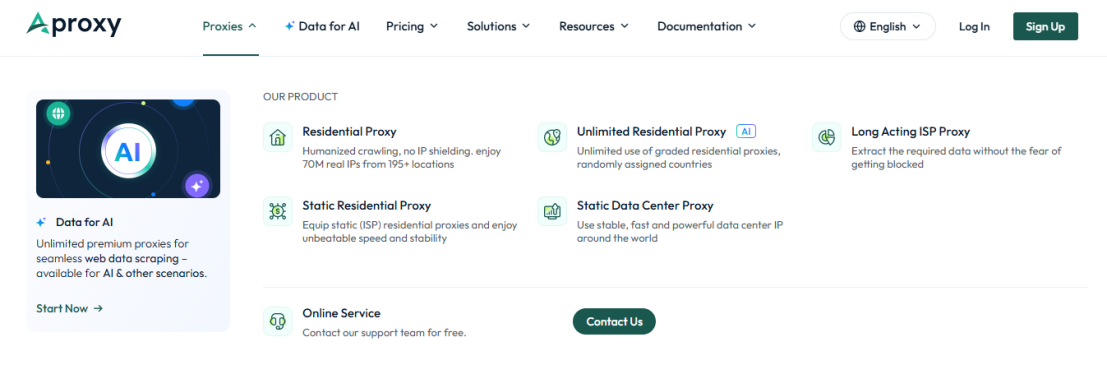 Aproxy: Secure, Fast and Affordable Proxy Services for Every Need