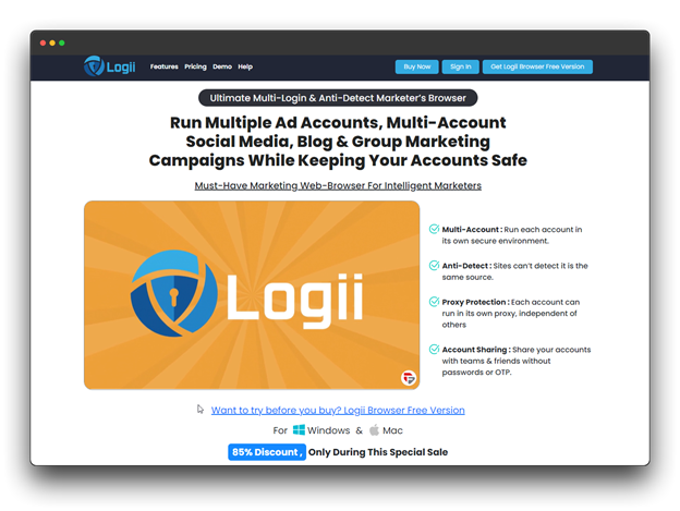Logii Review: Multilogin & Antidetect Browser