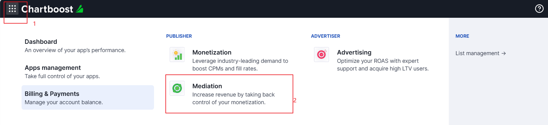 Chartboost-Taku Help center