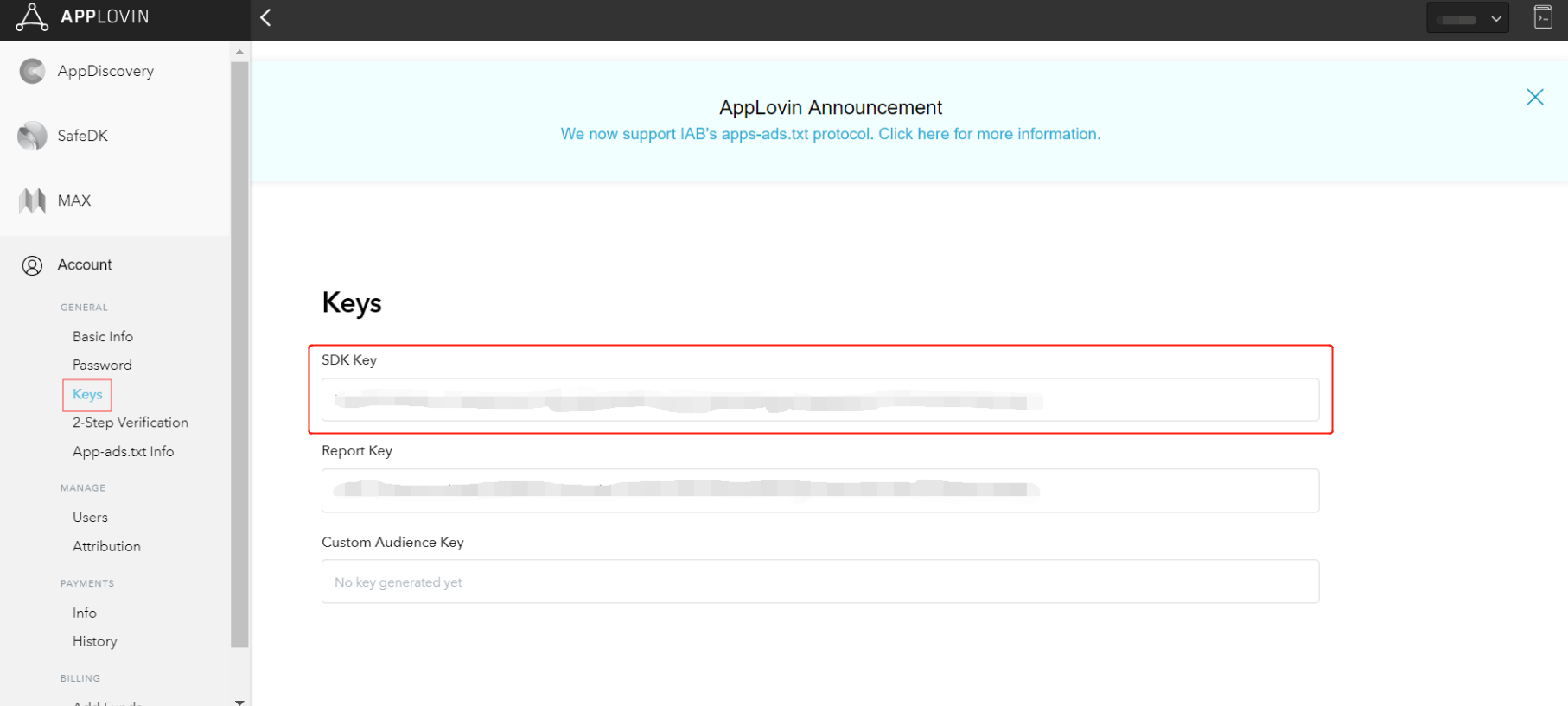 Applovin-Taku Help center