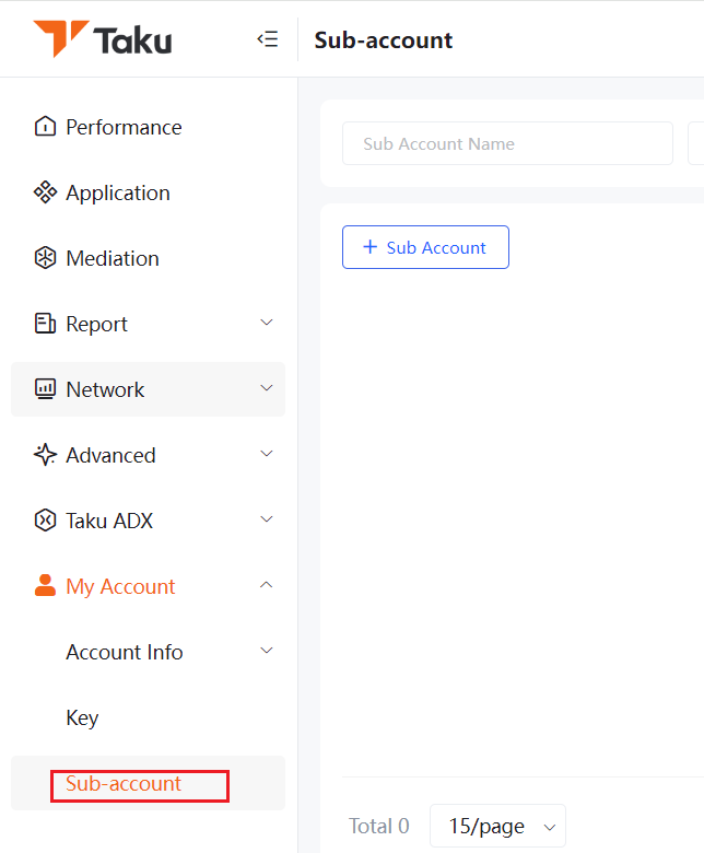 Sub-account Management-Taku Help center