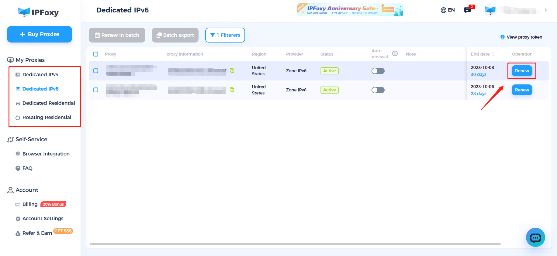 How to renew IP?-IPFoxy Help Center: Proxy Setup Guides