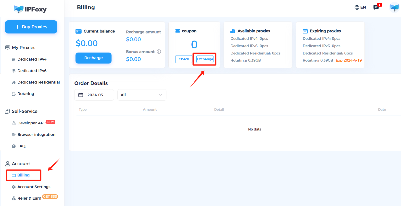How to use coupons?-IPFoxy Help Center: Proxy Setup Guides