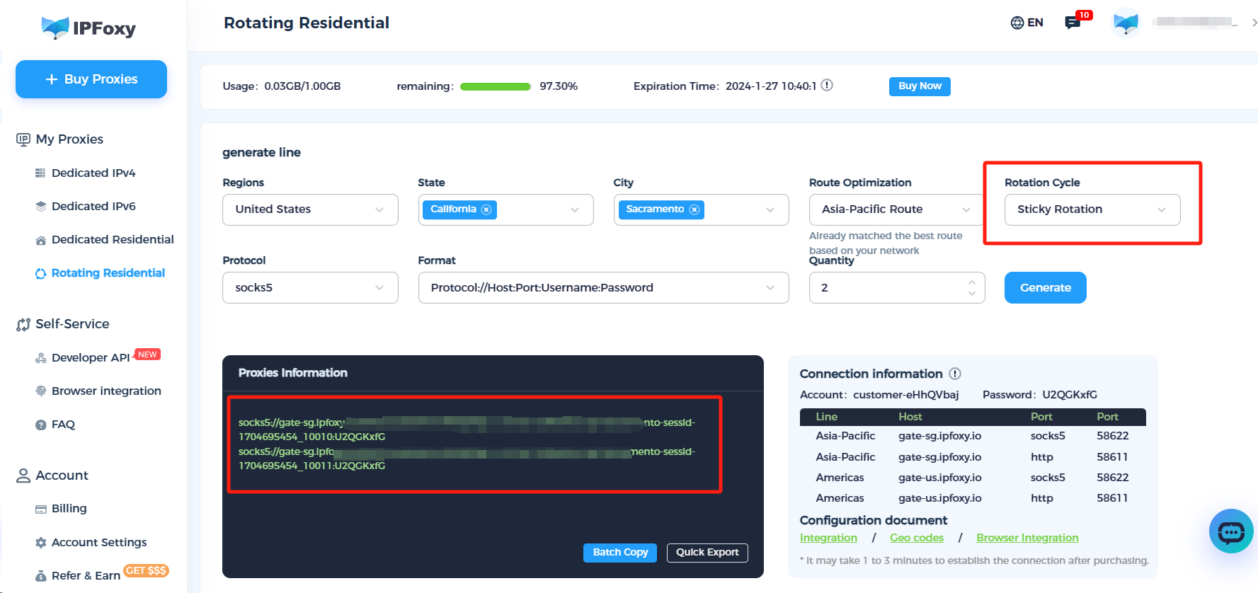 Rotating Proxy Rotation Cycle Guidelines Ipfoxy Help Center Proxy Setup Guides