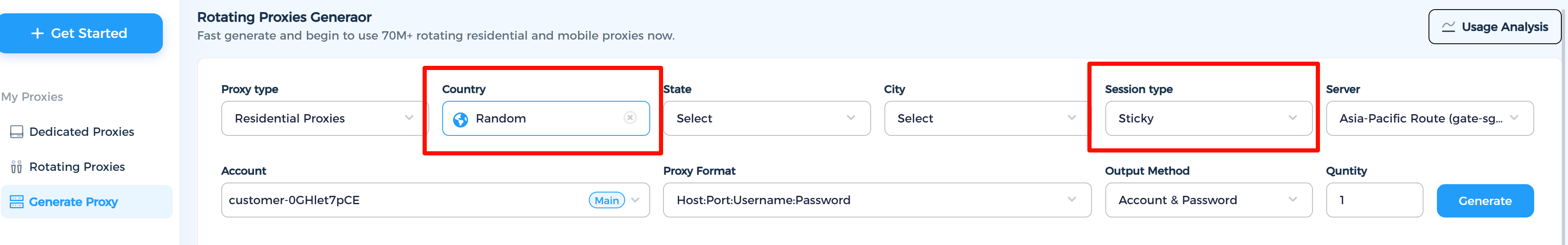 Roating Proxy Random Regions Guidelines-IPFoxy Help Center: Proxy Setup Guides