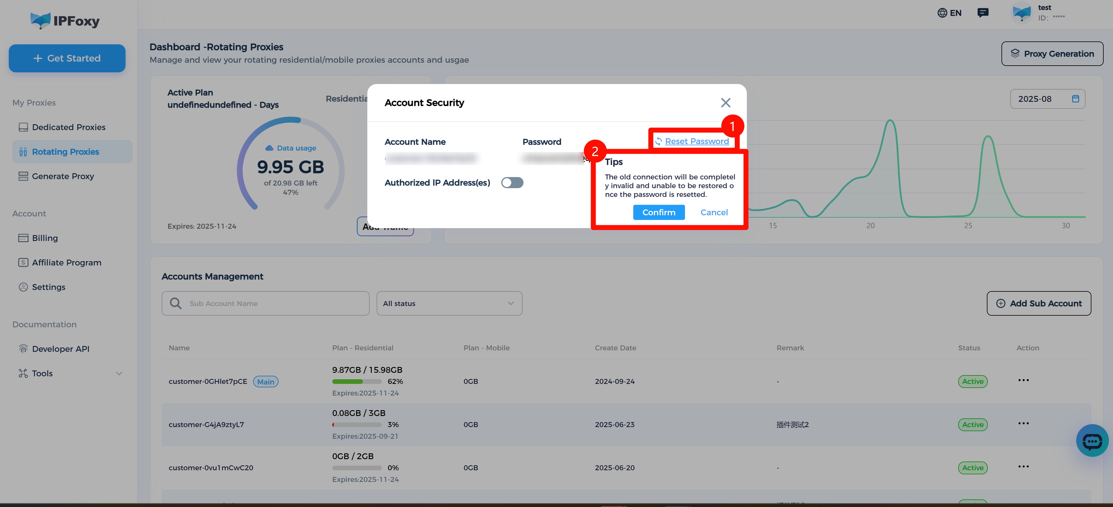 Rotating Proxy Security Settings Function Guide-IPFoxy Help Center ...