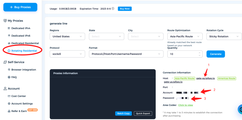 Bitbrowser Rotating Proxy Global Configuration-IPFoxy|Help Center