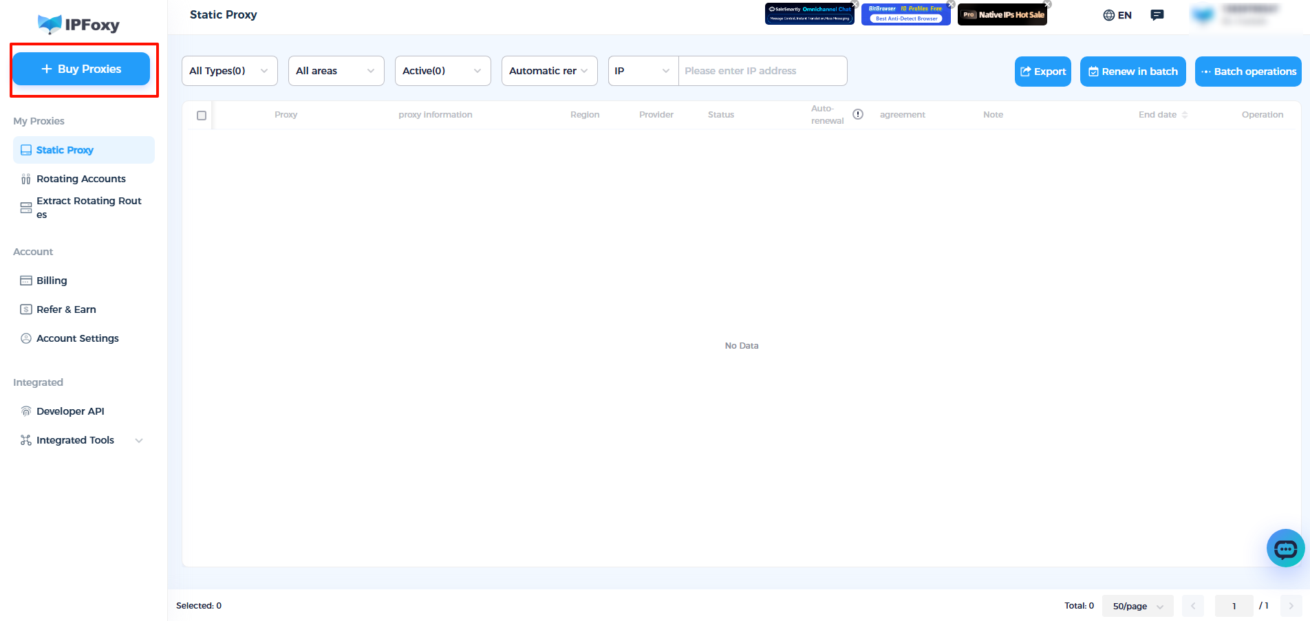 How to set up static proxy in AdsPower browser?-IPFoxy