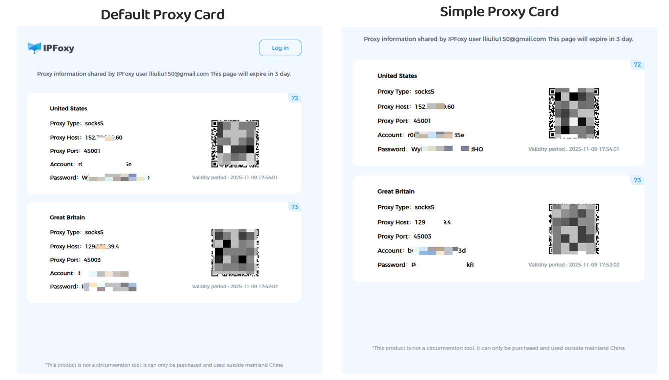 How to Easily Share Static Proxy Information-IPFoxy Help Center: Proxy Setup Guides