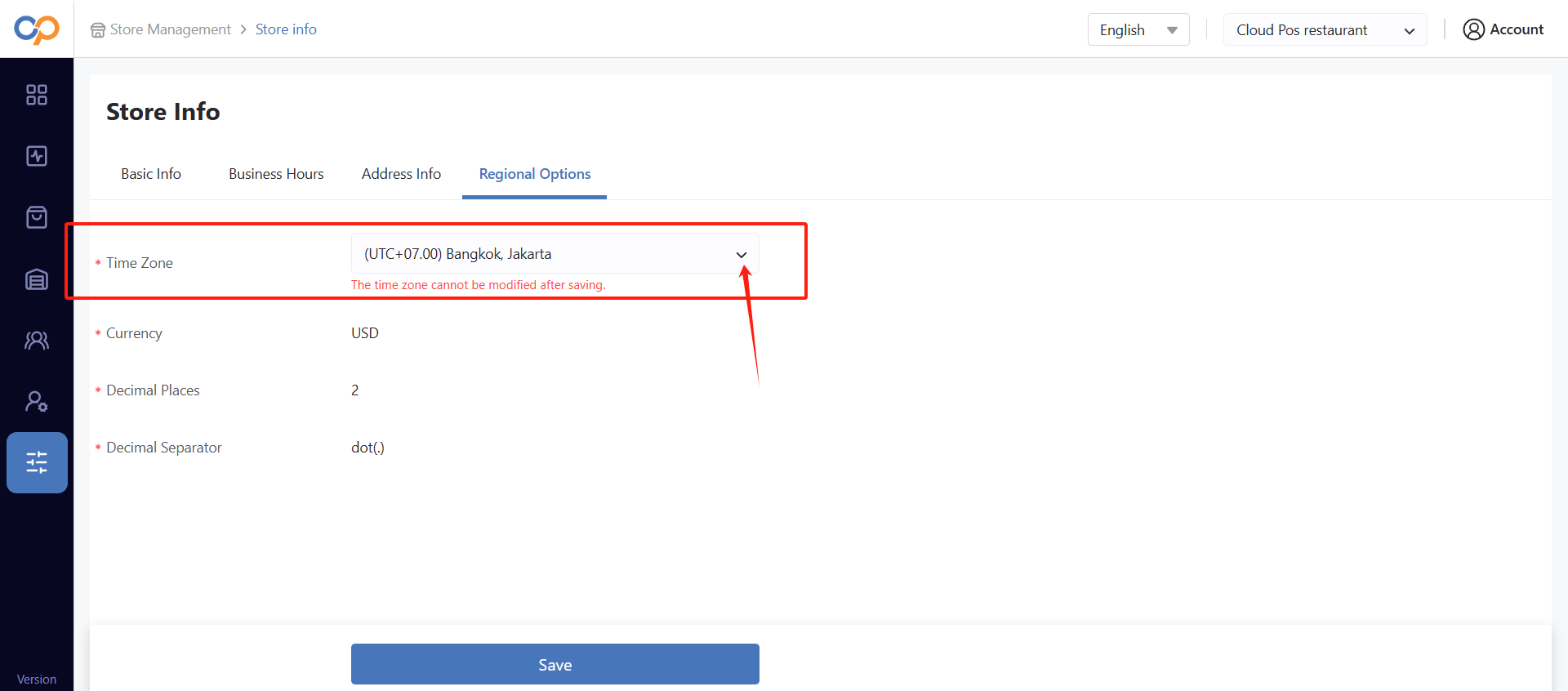 Time Zone-OrderPin All-in-One Restaurant POS -- Help Center
