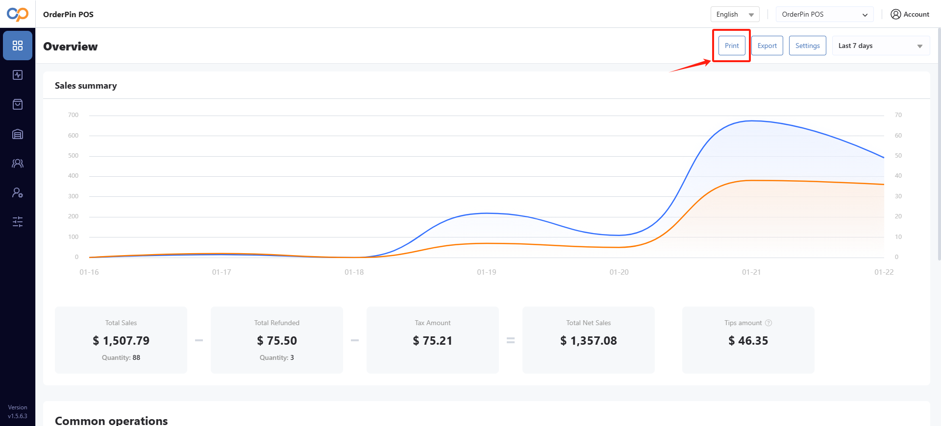 Print report-OrderPin All-in-One Restaurant POS -- Help Center