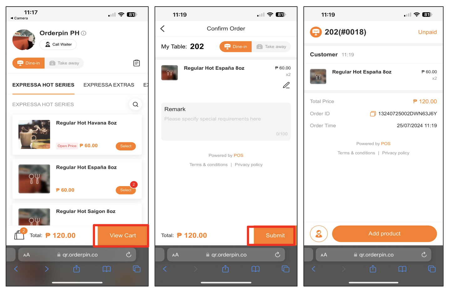 Dine-in order login-OrderPin All-in-One Restaurant POS -- Help Center