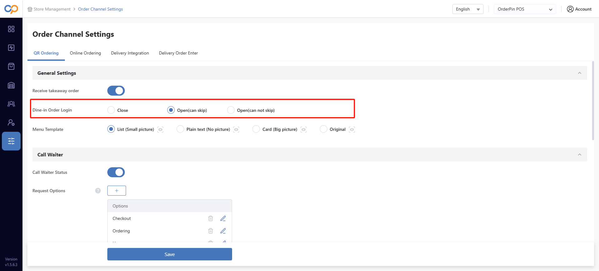Dine-in order login-OrderPin All-in-One Restaurant POS -- Help Center