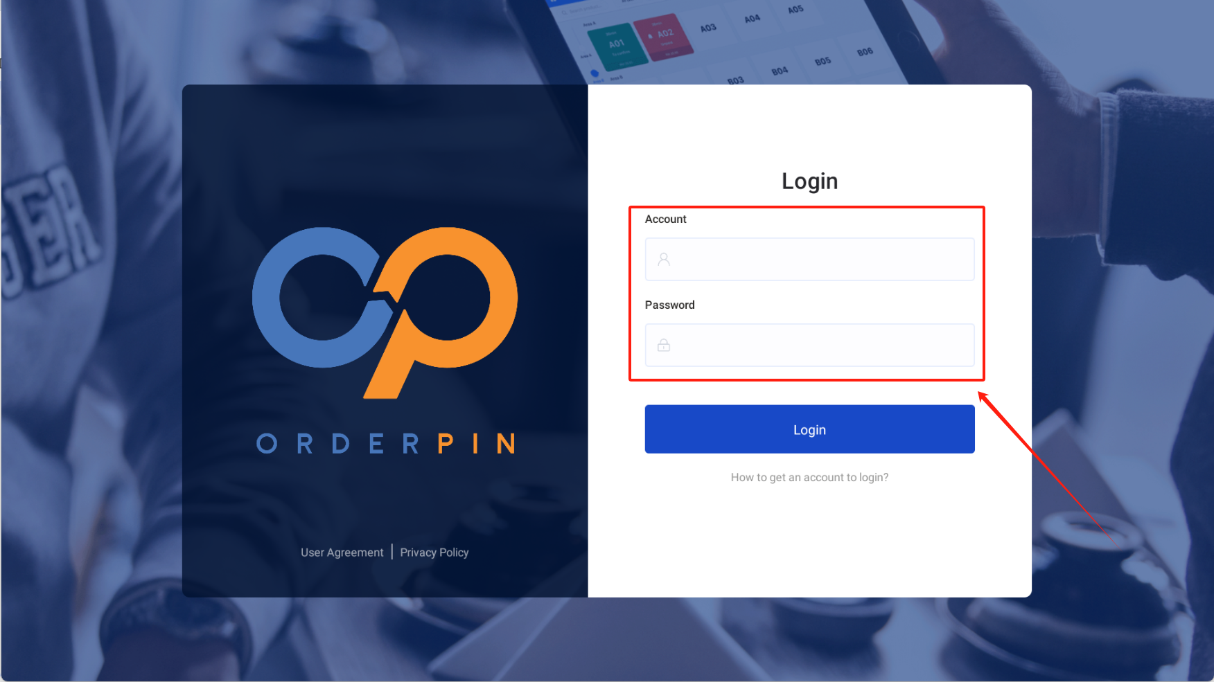 Log in/out the POS-OrderPin All-in-One Restaurant POS -- Help Center