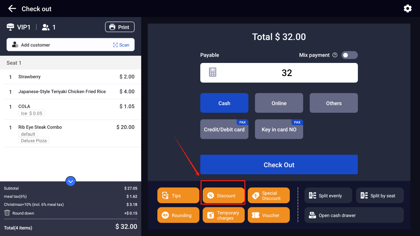 Discount settings-OrderPin All-in-One Restaurant POS -- Help Center