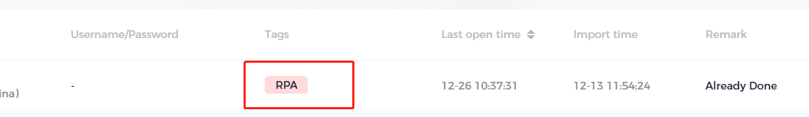 Profile Information-RPA User Guide - AdsPower