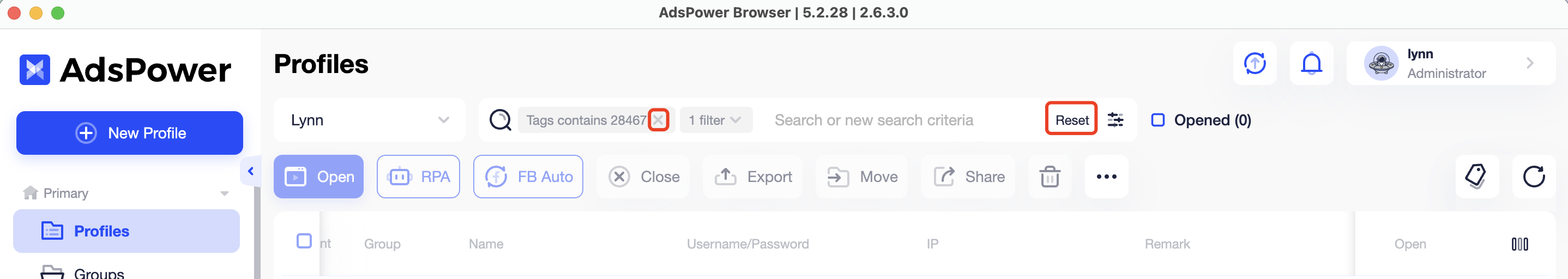 Search & Other features-Help Center - AdsPower