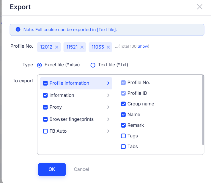 Update Profile in bulk-Help Center - AdsPower