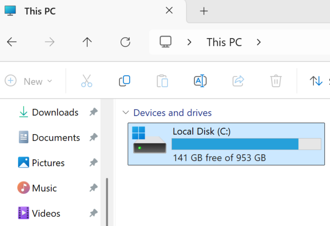 The disk space where the cache is located is not enough to open, please ...