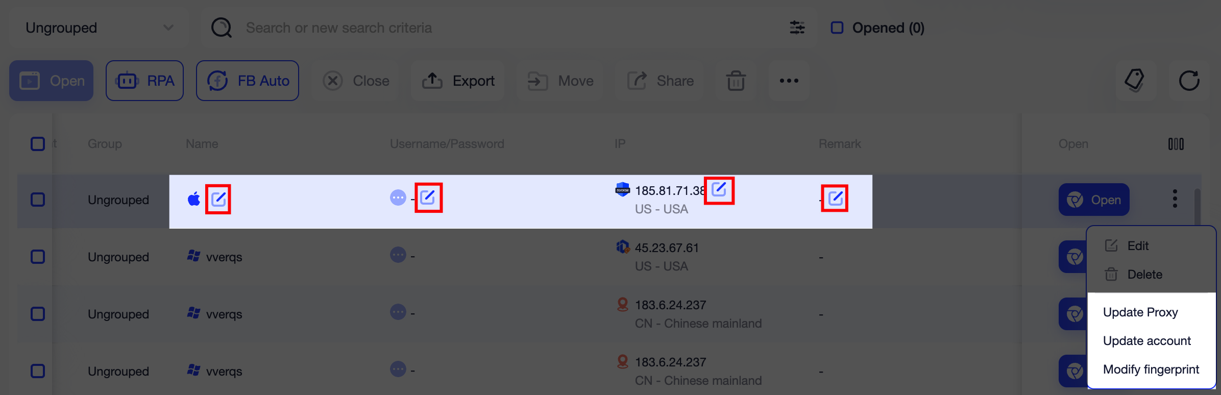 Edit Profile-Help Center - AdsPower
