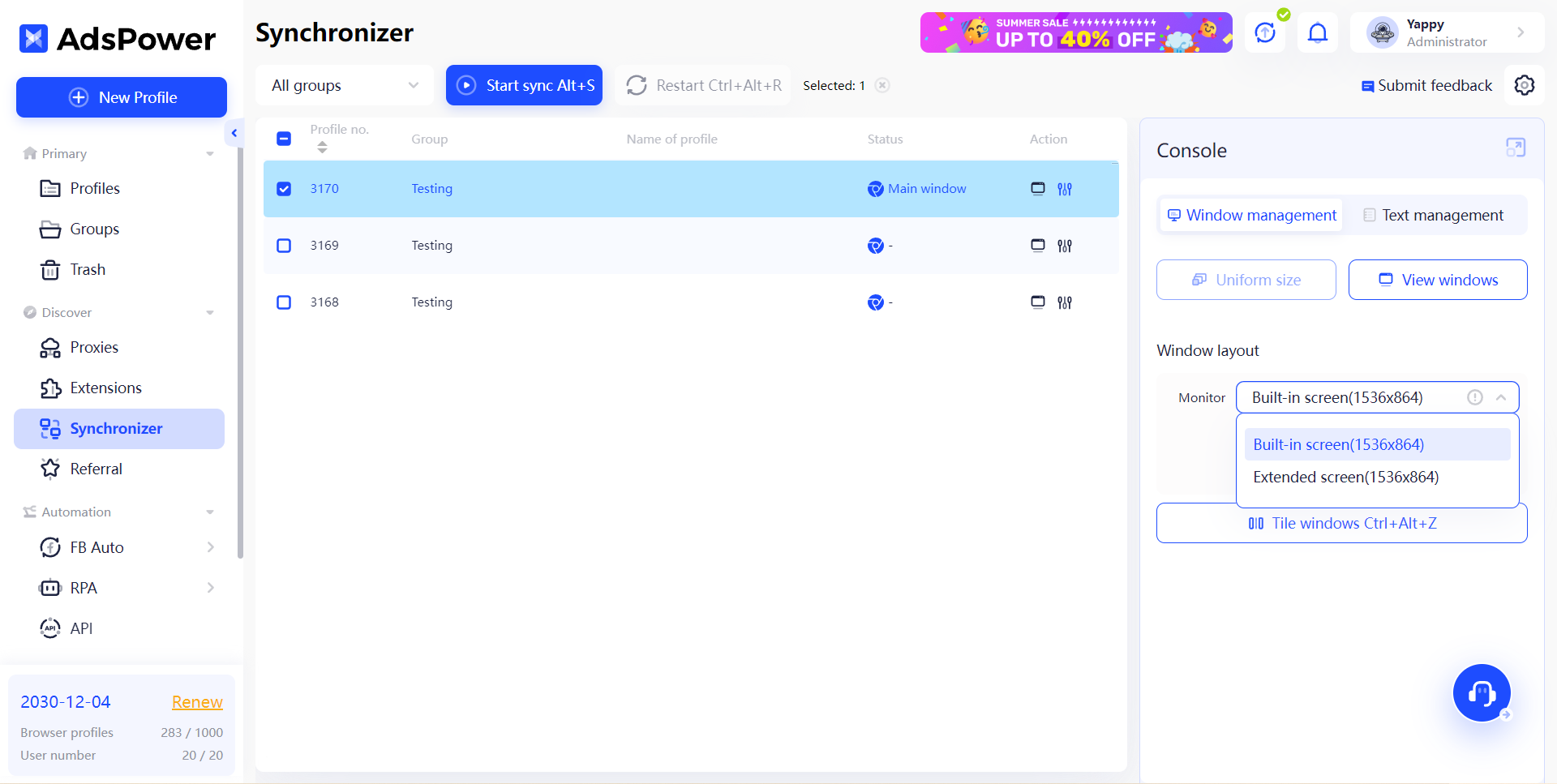 Synchronizer-Help Center - AdsPower