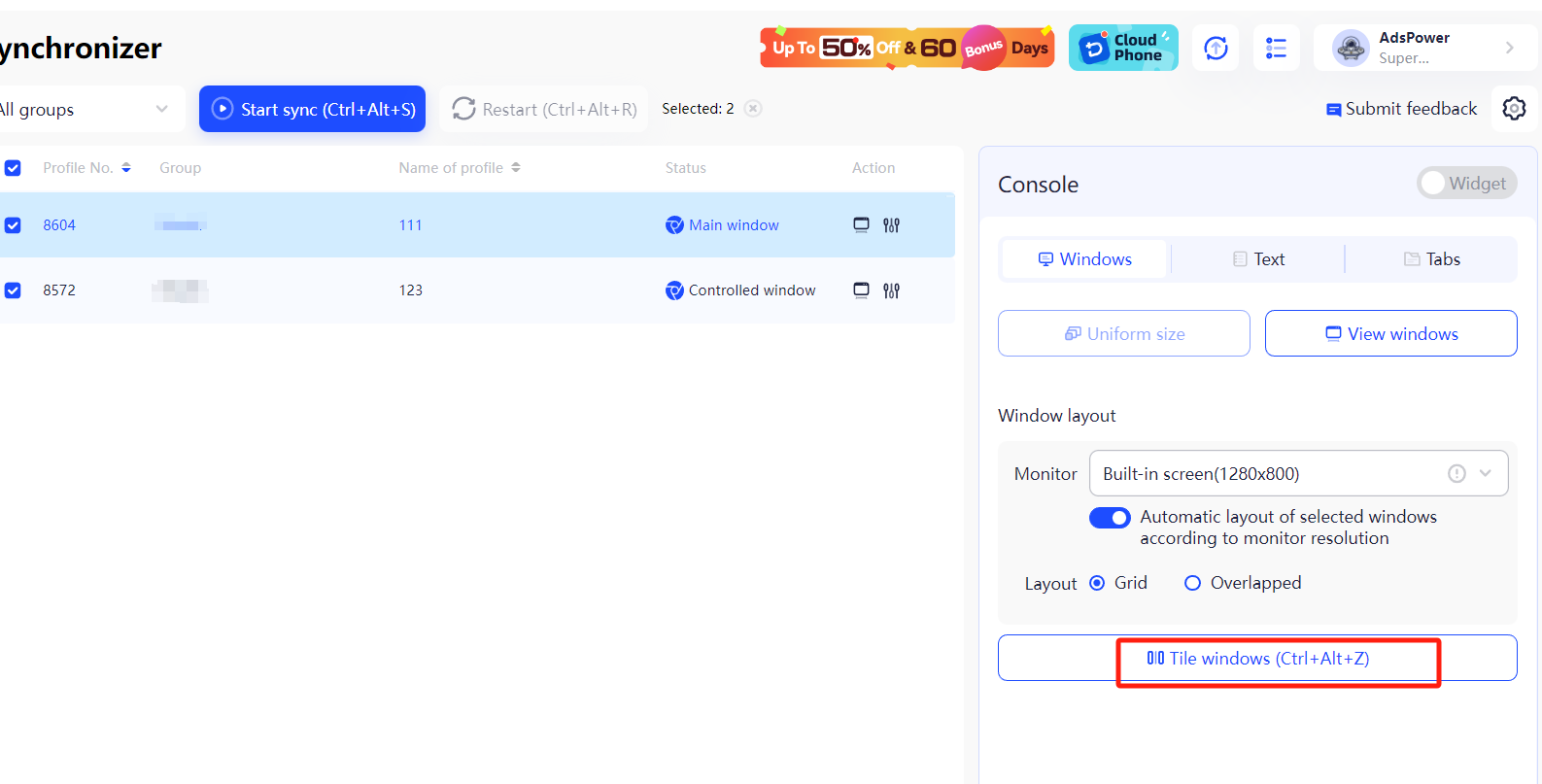 Synchronizer-Help Center - AdsPower
