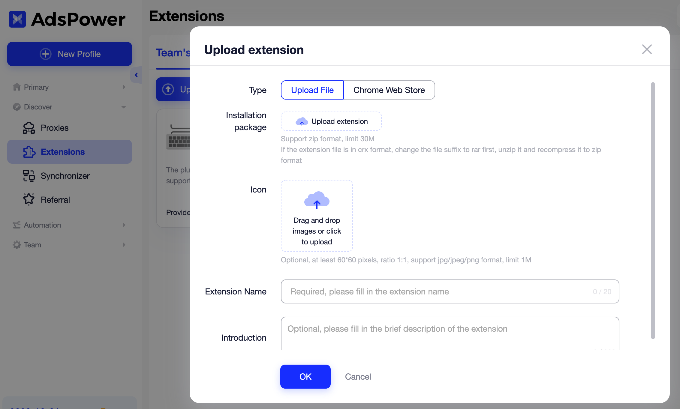 Install Extensions-Help Center - AdsPower