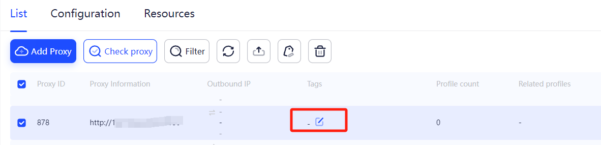 Proxy tag & Random proxies-Help Center - AdsPower